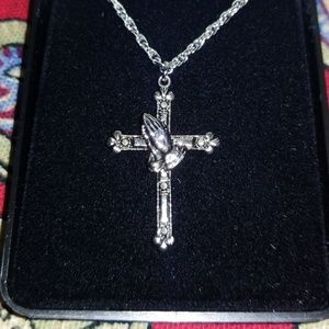 Jewelry | Praying Hands Cross Necklace | Poshmark